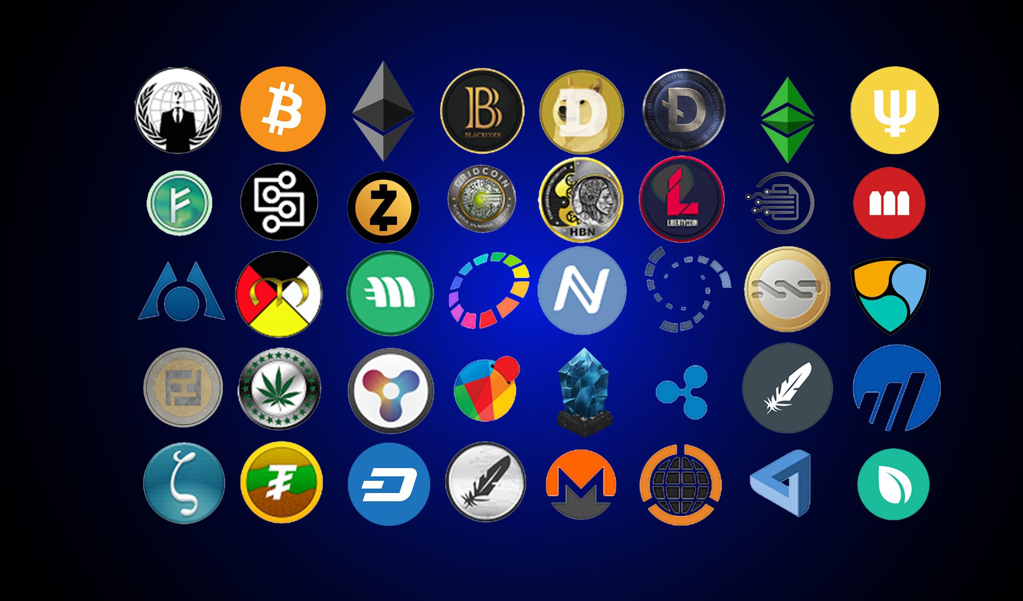 Types Of Crypto Currencies Types Of Crypto Currencies